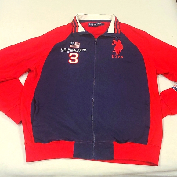 U.S. Polo Assn. | Jackets & Coats | Vintage Us Polo Association Zip Up ...